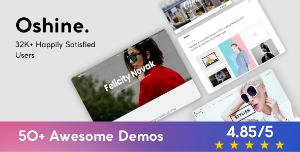 Oshine - Multipurpose Creative WordPress Theme by brandexponents | ThemeForest